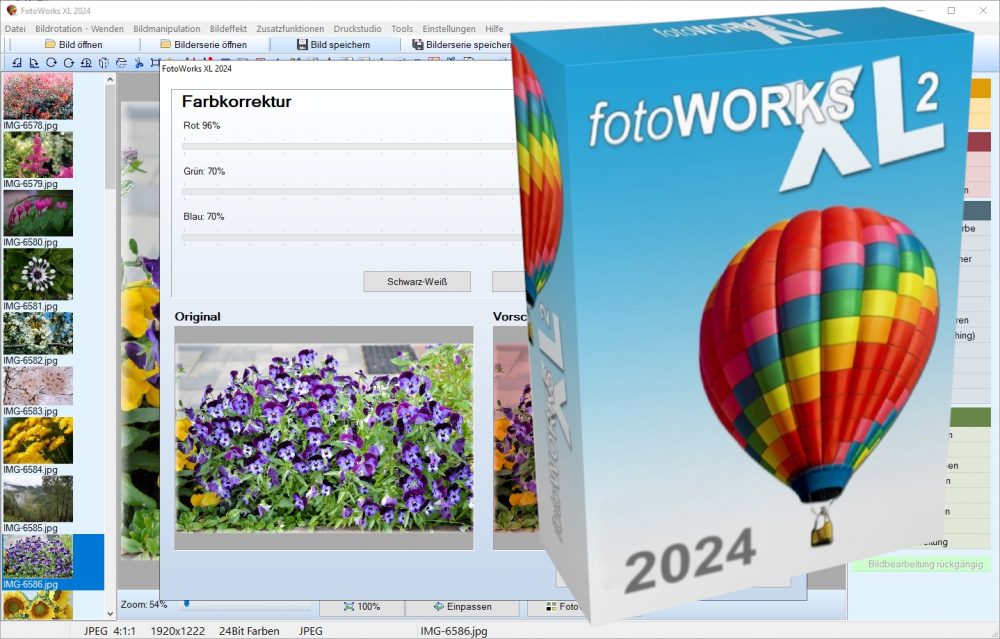 FotoWorks XL 2024 Bildbearbeitungsprogramm Update - Windows 11 kompatibel